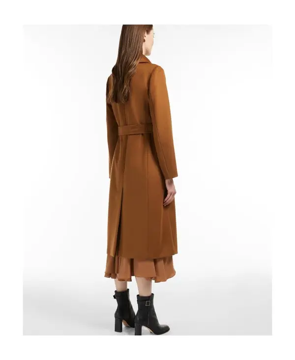 Max Mara Double-breasted Long Coat - Brown