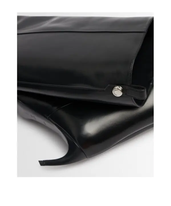 Attico 65mm Heeled Leather High Boots