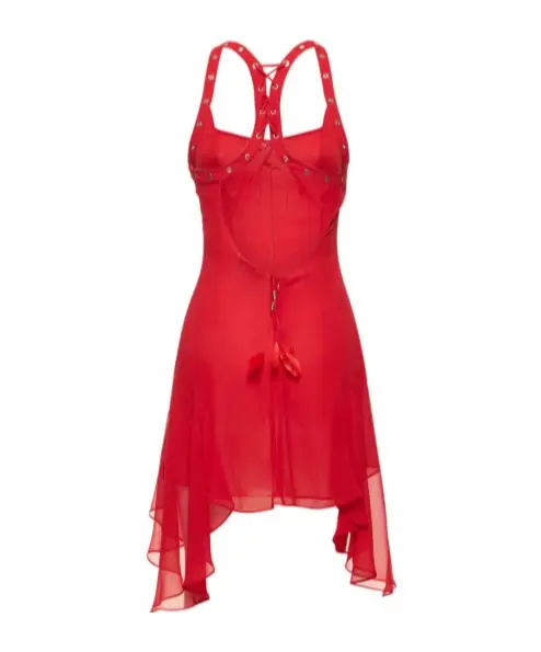 Attico Pleated Mini Dress