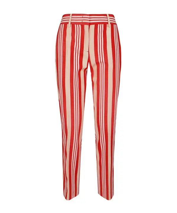Ermanno Scervino High-waist Striped Trousers