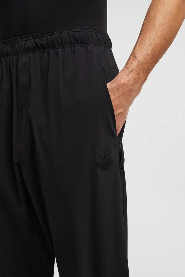 Moncler Logo Patch Cuffed Pants