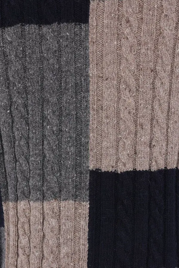 Thom Browne Checked Knitted Cardigan