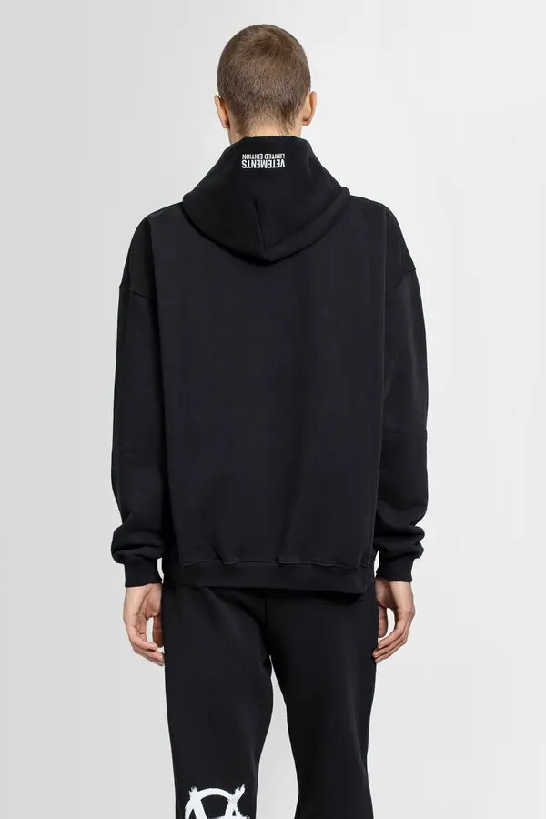 Vetements Antwerp Logo-print Rib-trimmed Hoodie