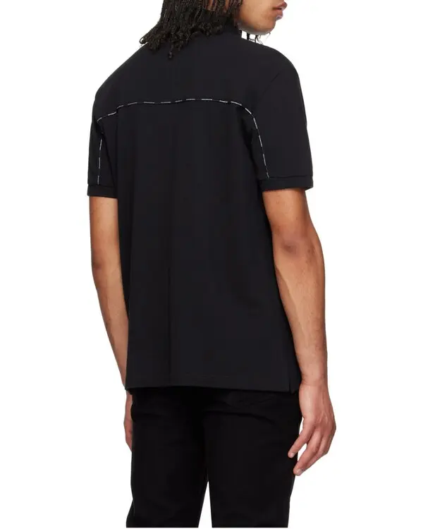 Versace Logo Print Polo