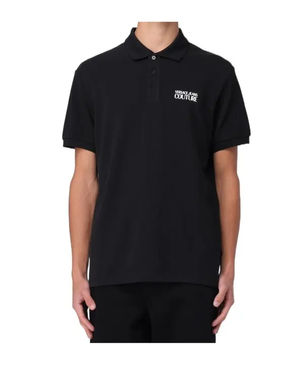 Versace Logo Print Polo