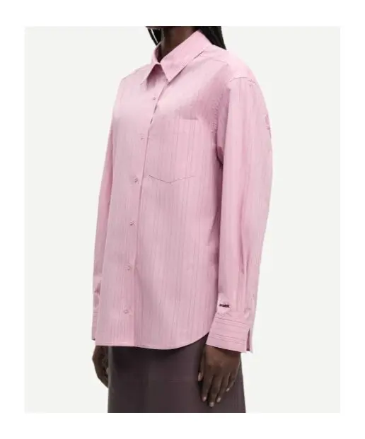 SAMSOE SAMSOE Salova Striped Buttoned Shirt