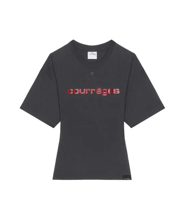 COURREGES Courrèges Fitted Printed T-shirt