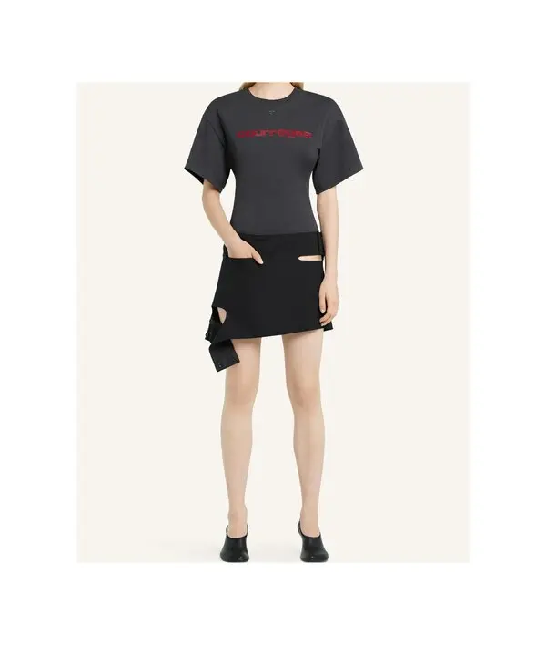 COURREGES Courrèges Fitted Printed T-shirt