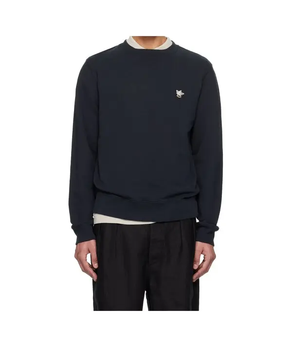 Maison Kitsuné Barista Pullover With Embroidered Logo