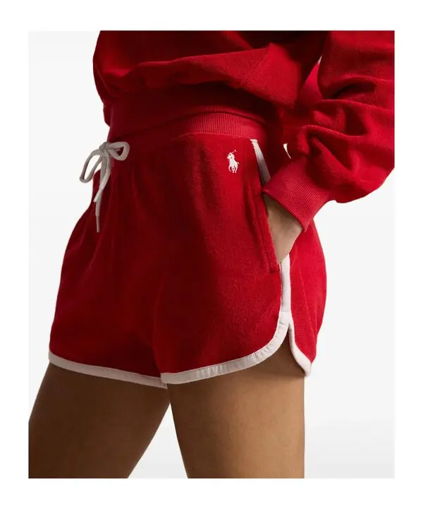 Ralph Lauren Polo Drawstring Logo Knit Shorts