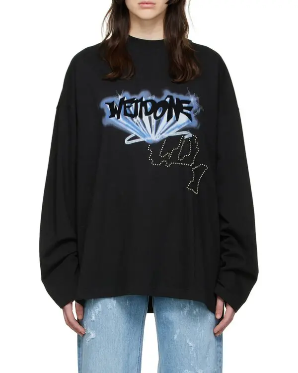 We11Done Logo Details Long-sleeved T-shirt