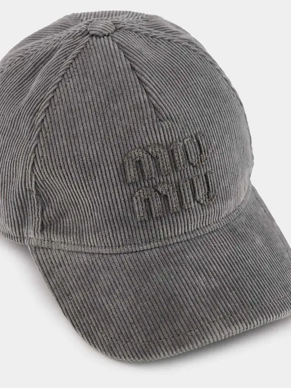 Miu Miu Corduroy Baseball Cap