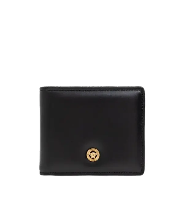 Versace Medusa-plaque Bi-fold Wallet - Black