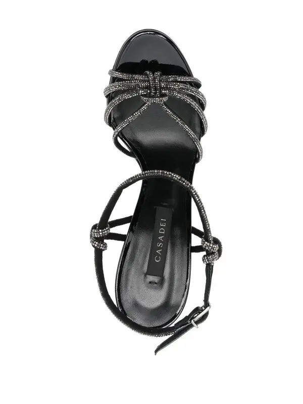 Casadei Crystal Embellished High-heeled Sandals
