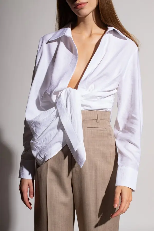 Jacquemus Bahlia" Tie Detail Blouse