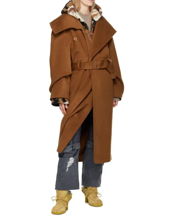 J.W.ANDERSON Jw Anderson Belted Wrap Coat