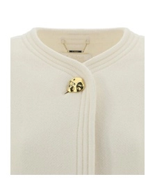 Chloé Balloon Sleeve Cropped Jacket - White