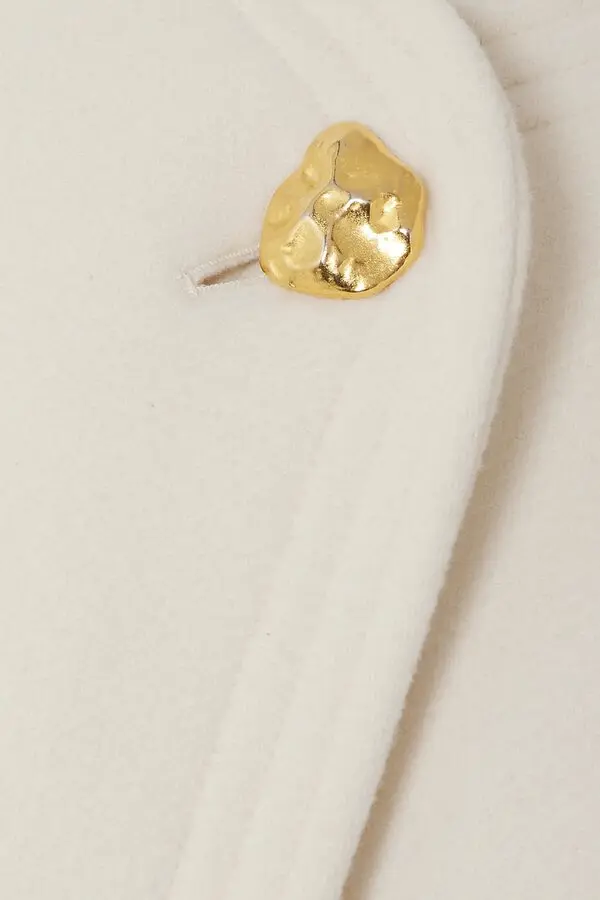 Chloé Balloon Sleeve Cropped Jacket - White