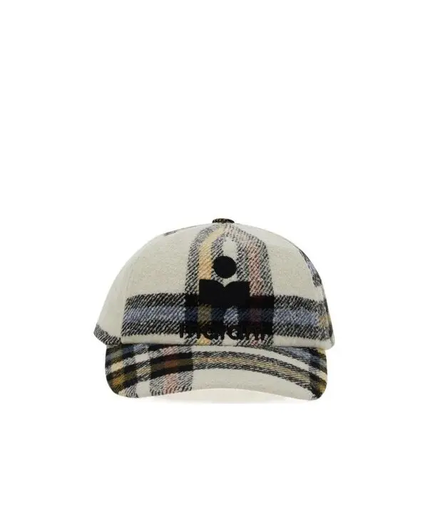 Isabel Marant Étoile Checkered Baseball Cap - Nude