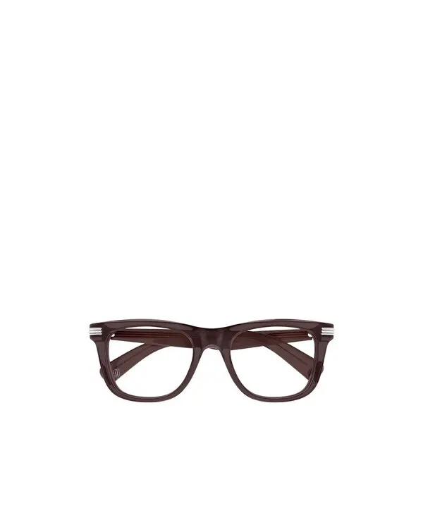 Cartier Geometric Eyeglasses - Brown