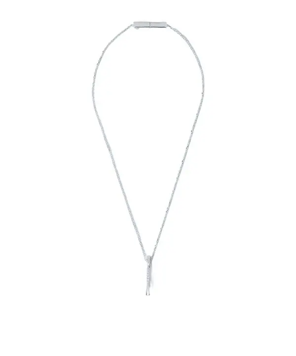 Bottega Veneta Sterling Pendant Necklace - Silver