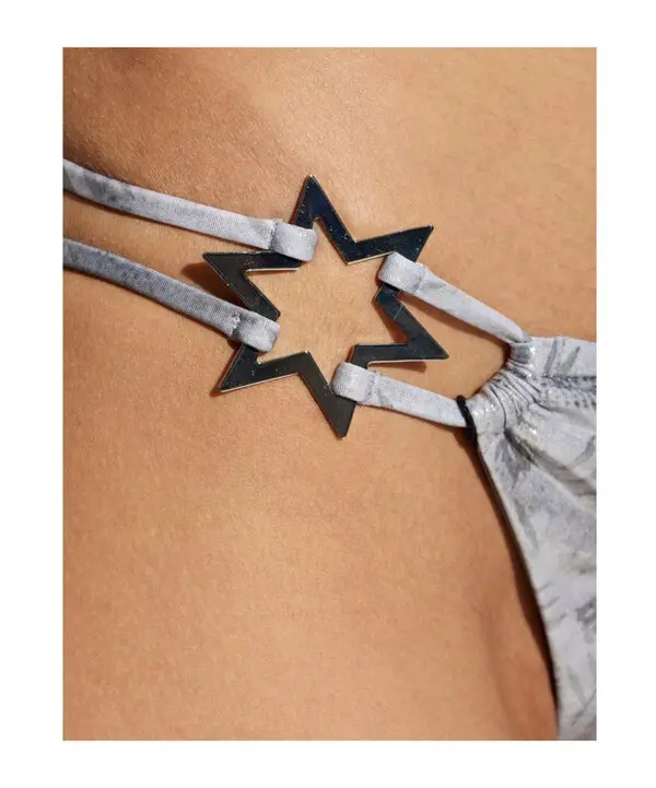 MISBHV Star-appliqué Bikini Bottoms