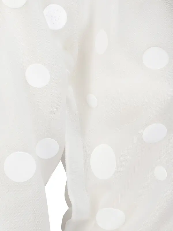 Junya Watanabe Long-sleeved Knitwear With Polka Dot Pattern