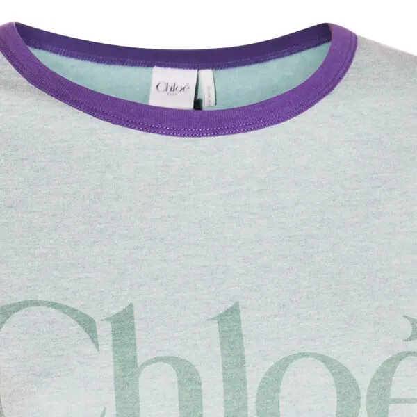 Chloé Logo Printed Crewneck T-shirt