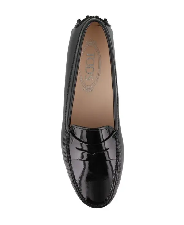 TOD'S Gommino Penny Bar Driving Loafers - Black