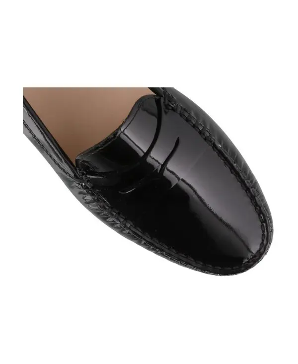 TOD'S Gommino Penny Bar Driving Loafers - Black