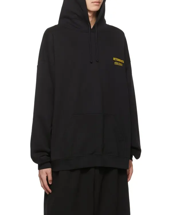 Vetements Embroidered Logo Hoodie