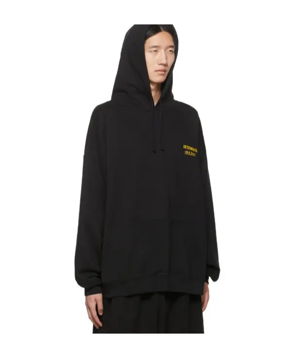 Vetements Embroidered Logo Hoodie