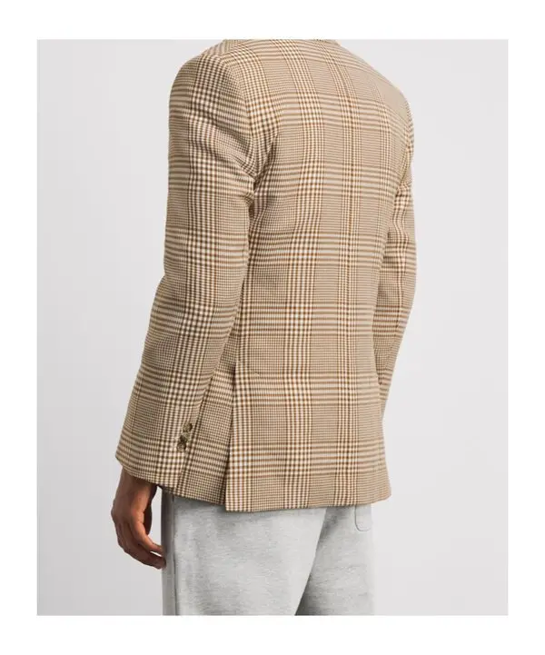 Ami Checked Single-breasted Blazer
