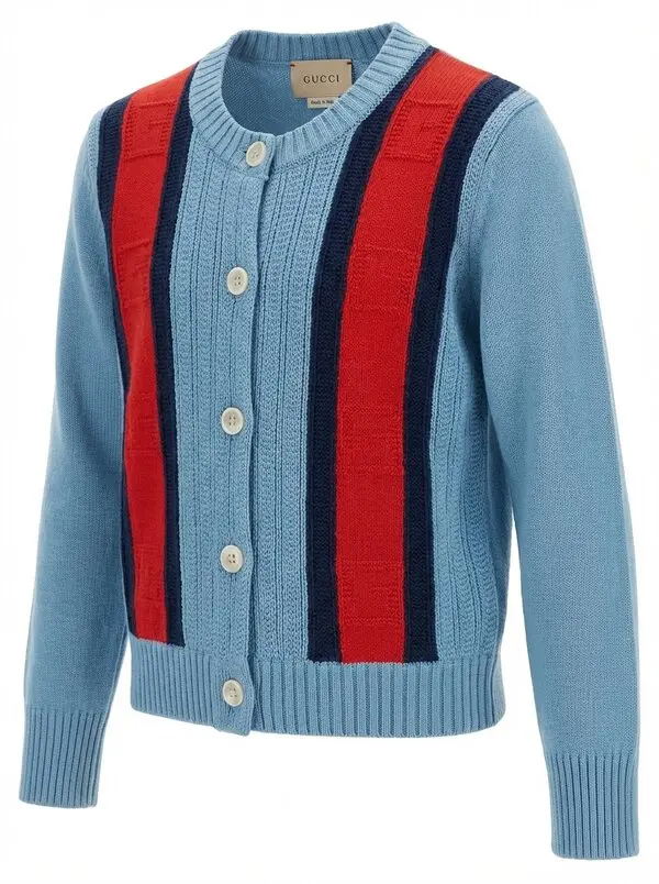 Gucci Square G Cotton Cardigan