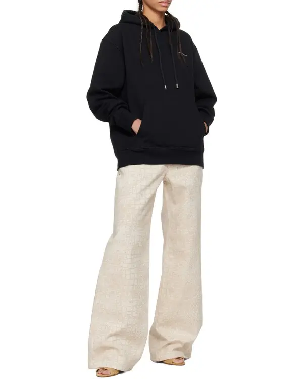 Jacquemus Logo Embroidered Drawstring Hoodie