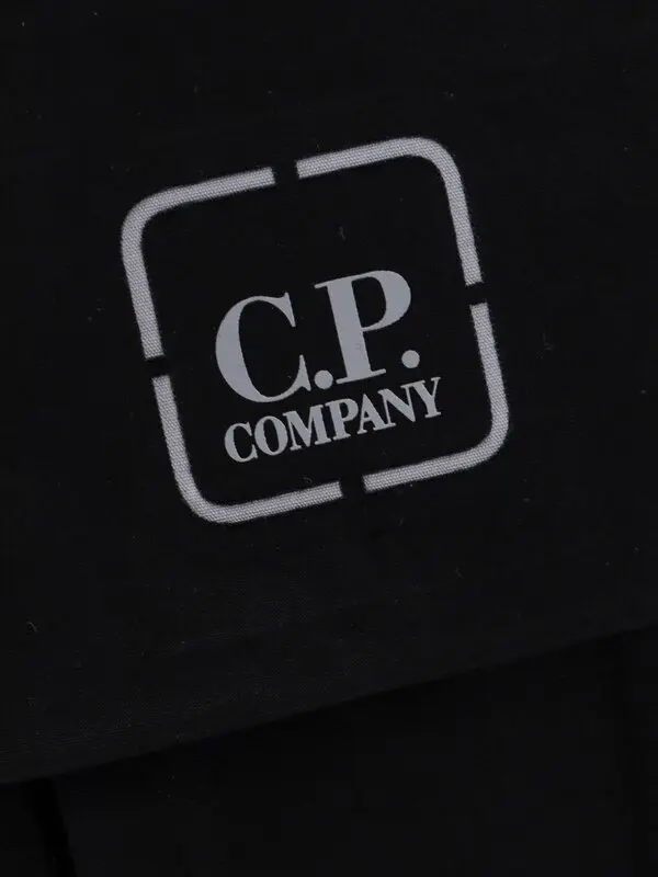 C.P. COMPANY High-neck Logo Print Jacket