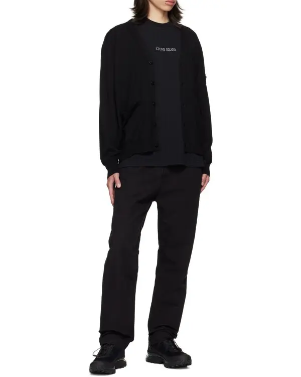 Stone Island Compass-badge Wool Cardigan