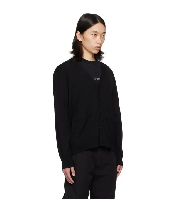 Stone Island Compass-badge Wool Cardigan