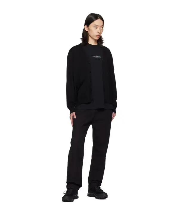 Stone Island Compass-badge Wool Cardigan