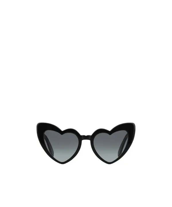 Saint Laurent Heart Shaped Sunglasses - Gray