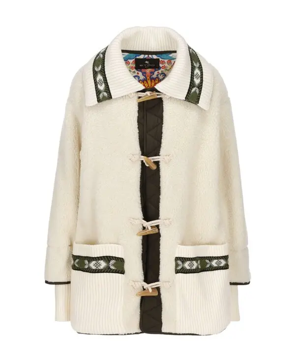 Etro Toggle Coat - Nude