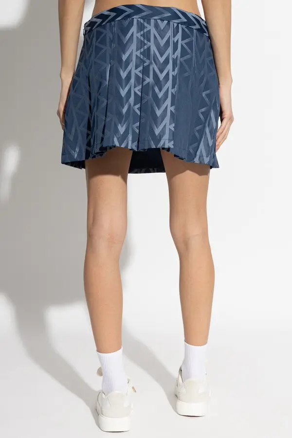 Michael Kors Pleated Mini Skirt With Geometric Print
