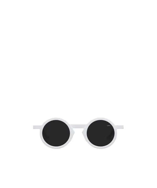 VAVA Round Frame Sunglasses - White