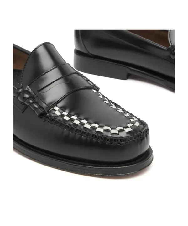 G.H. BASS  CO G.h. Bass Weejuns Penny Loafers With Woven Details