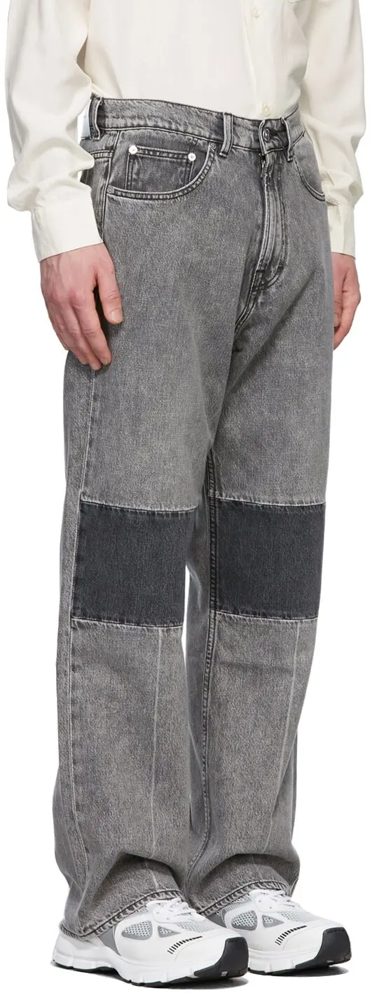 Our Legacy High Waist Straight Leg Jeans - Black