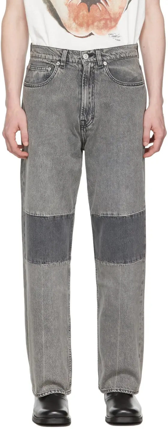 Our Legacy High Waist Straight Leg Jeans - Black