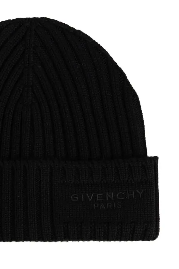 Givenchy Logo Embroidered Knit Beanie