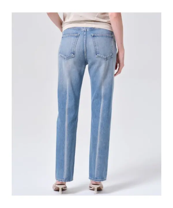 AGOLDE Lana High-rise Straight Jeans - Gray