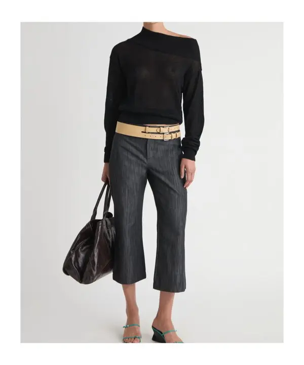 Paloma Wool Soto Funnel-neck Fine-knit Sweater