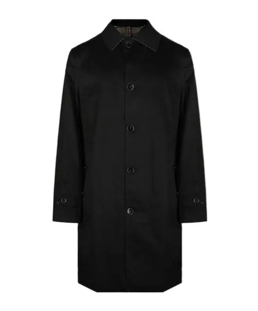 Burberry Paddington Single-breasted Trench Coat - Black